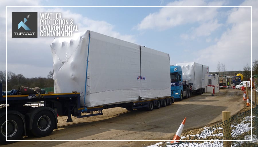 Transport Protection for abnormal loads and modular buildings - Tufcoat